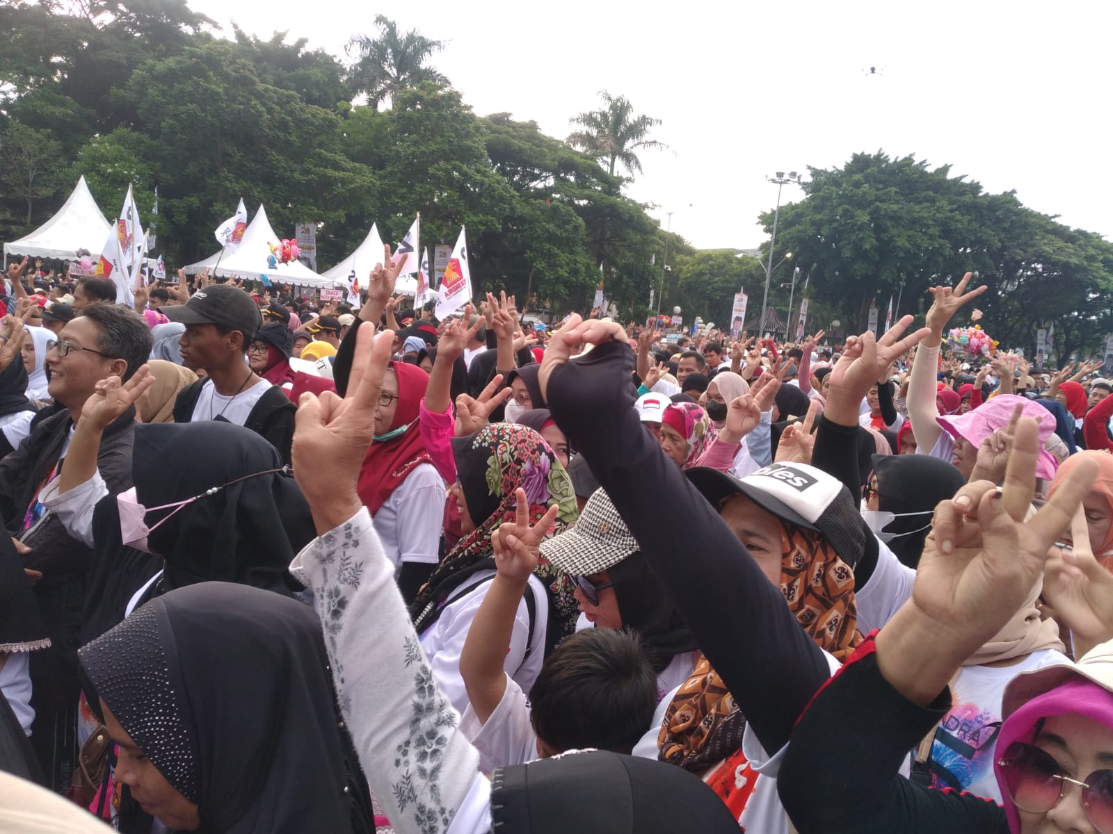 Gebyar Pesta Rakyat HUT Gerindra ke 15 Tahun Resmi Dibuka Diikuti 1.500 ...
